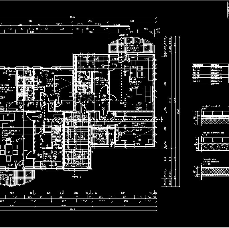 Architectural Drawing Of The Floor Of A Building DWG Block for AutoCAD ...
