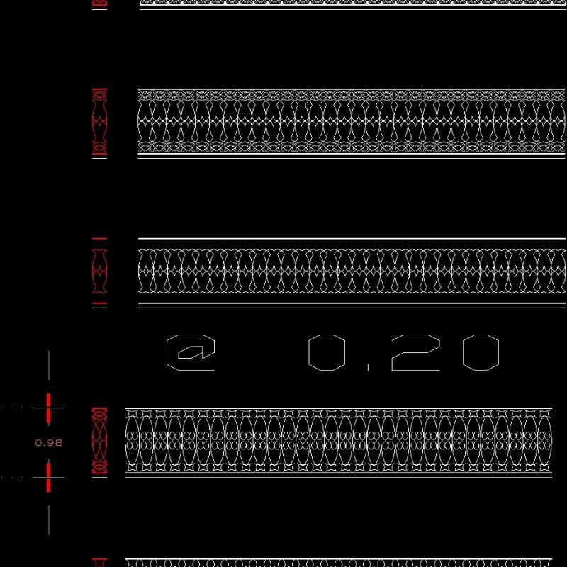 Artistic Forged Iron DWG Model for AutoCAD • Designs CAD