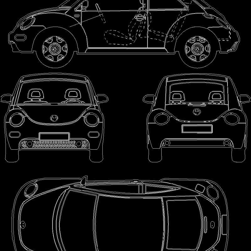 Aston Martin, Bugatti And Vw Bug DWG Block for AutoCAD • Designs CAD