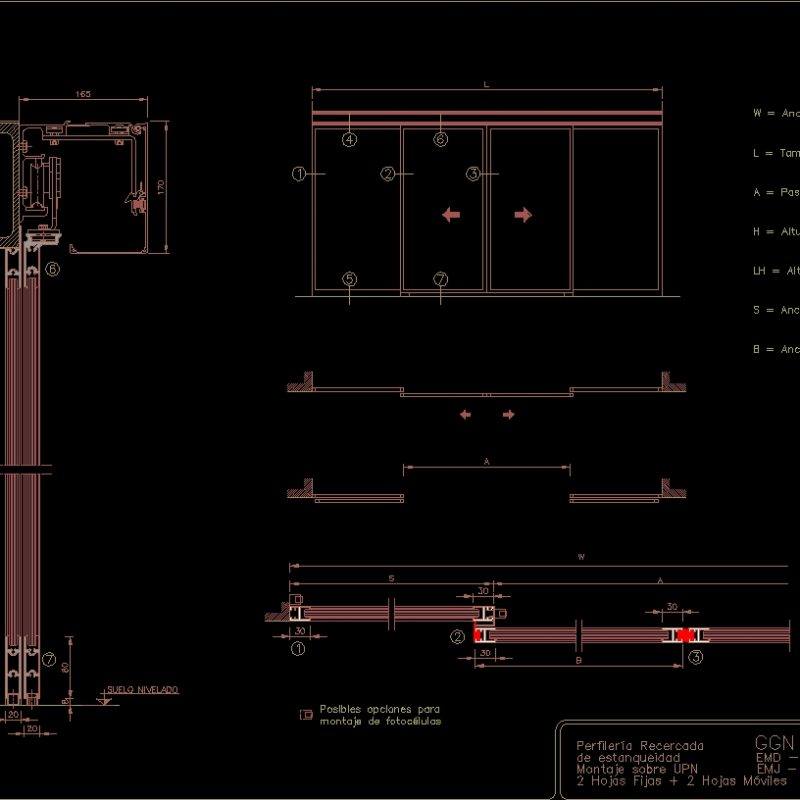 Automatic Doors DWG Block for AutoCAD • Designs CAD