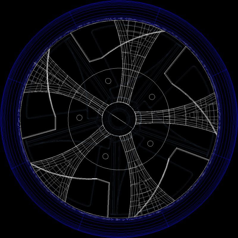 B M W Wheel Rim Concept 3D DWG Model for AutoCAD • Designs CAD