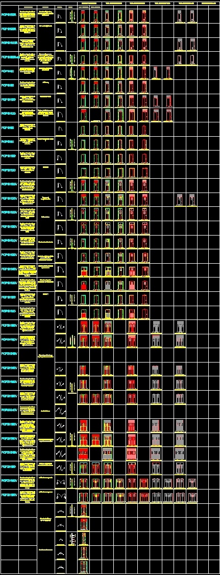 Backplates Doors Without Jamb DWG Plan for AutoCAD • Designs CAD