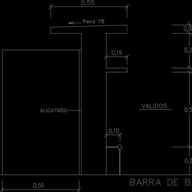 Bar Bar Detail DWG Detail for AutoCAD • Designs CAD