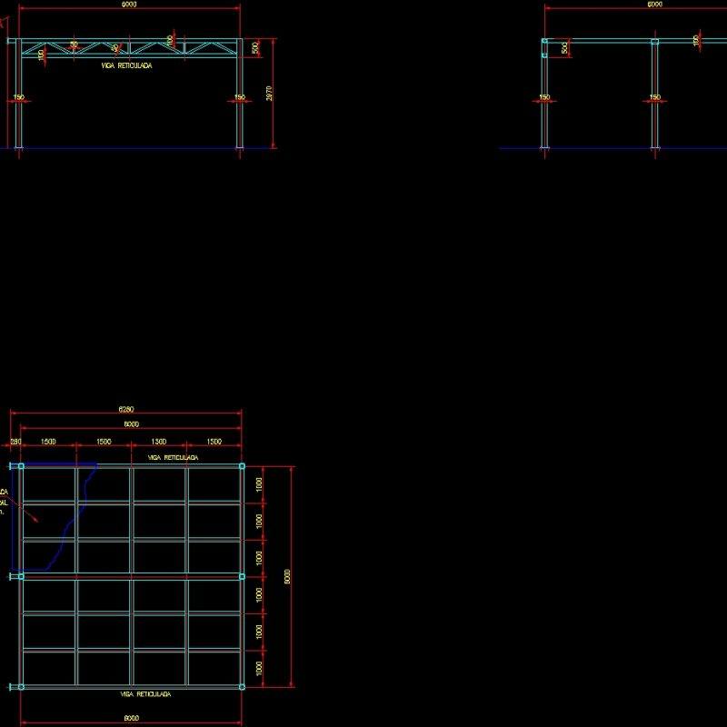 Barn - Metal Structure DWG Block for AutoCAD | DesignsCAD