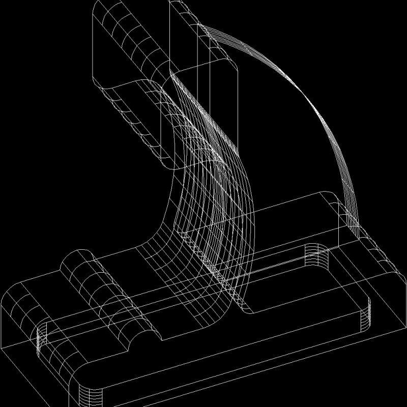 Base - Stamping Machine DWG Block for AutoCAD • Designs CAD