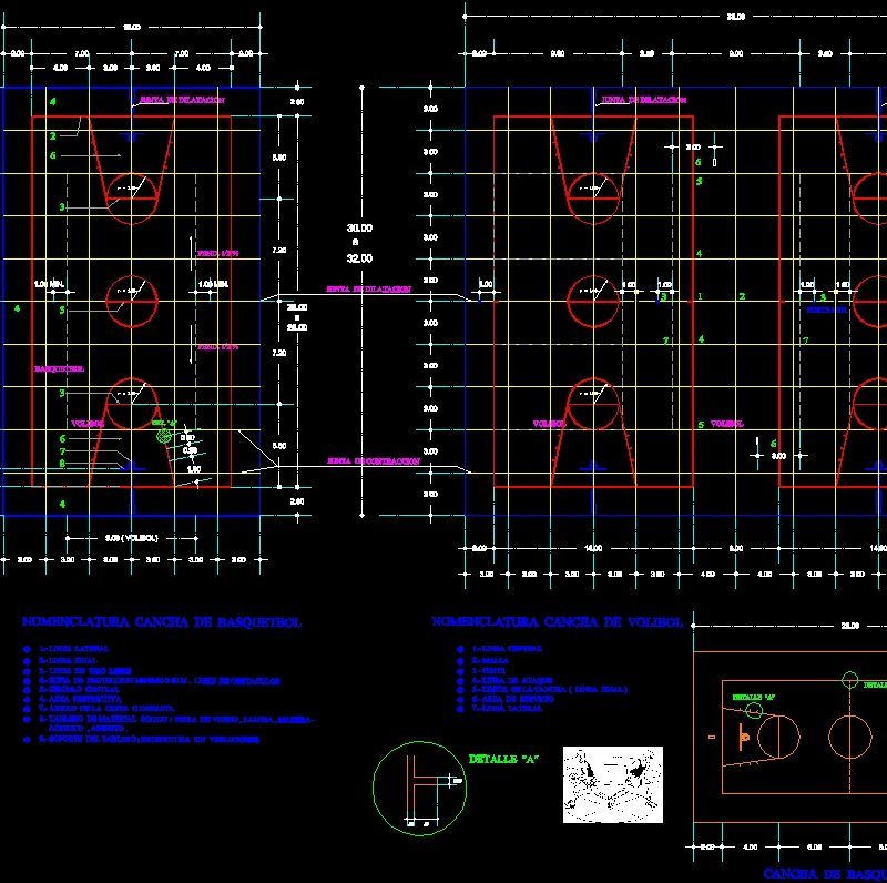 Basket Ball Court DWG Block for AutoCAD • Designs CAD