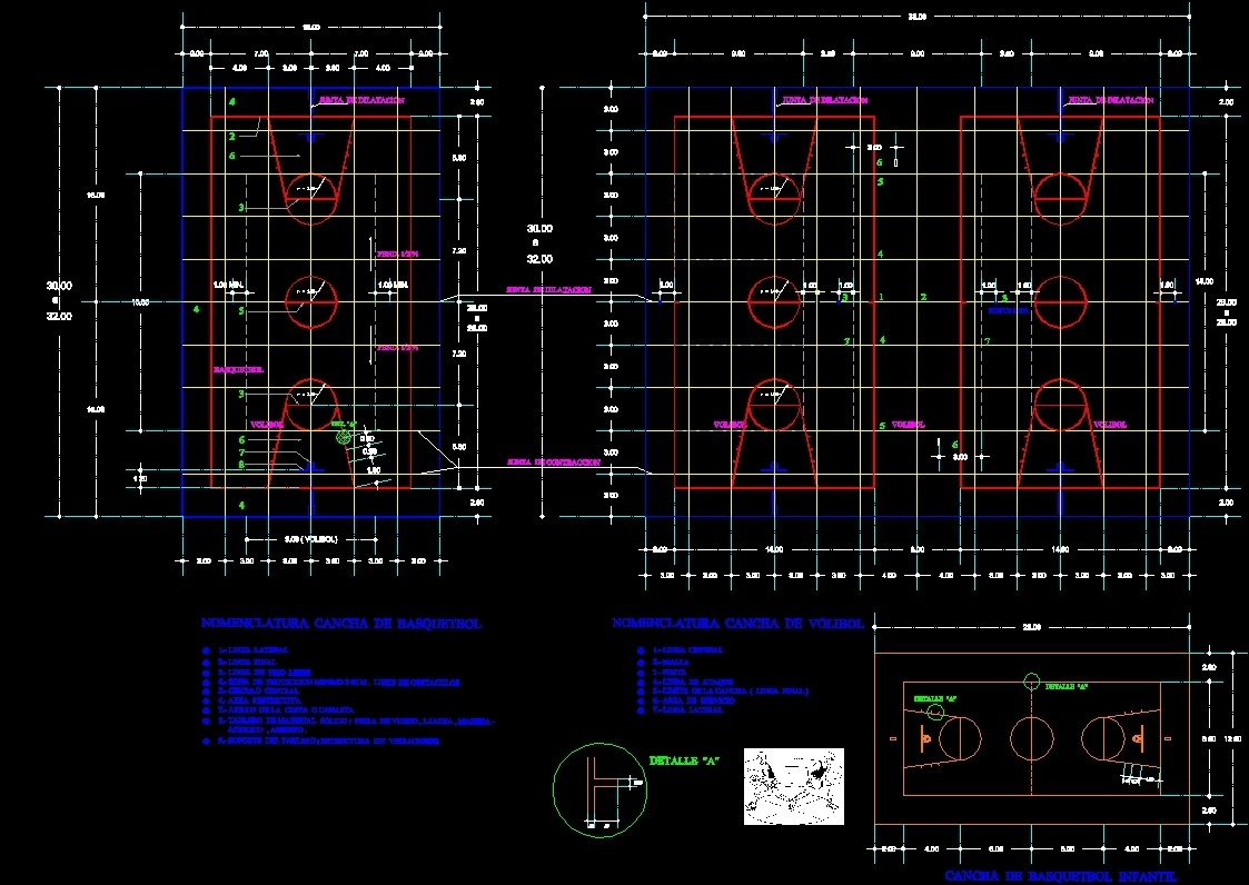 Basket Ball Court DWG Block for AutoCAD • Designs CAD