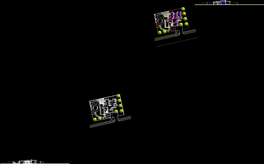 Beach Cottage In Beach Area DWG Block for AutoCAD • Designs CAD