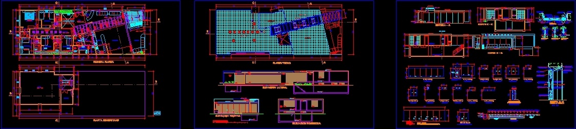 Beach House DWG Section for AutoCAD | DesignsCAD