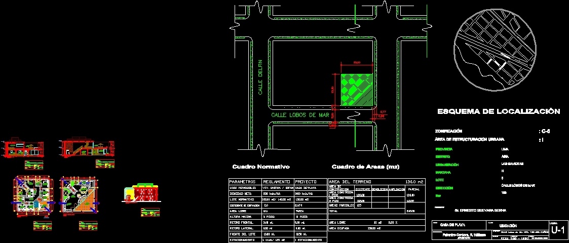 Beach House DWG Section for AutoCAD | DesignsCAD