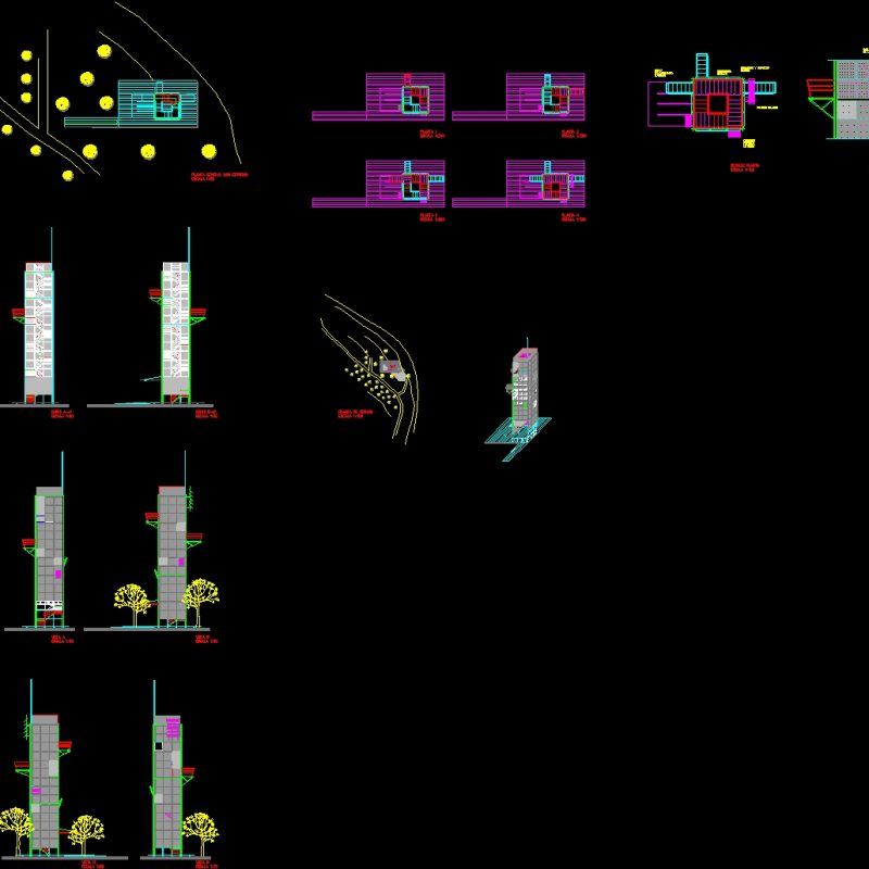 Beach Viewpoint DWG Elevation for AutoCAD • Designs CAD