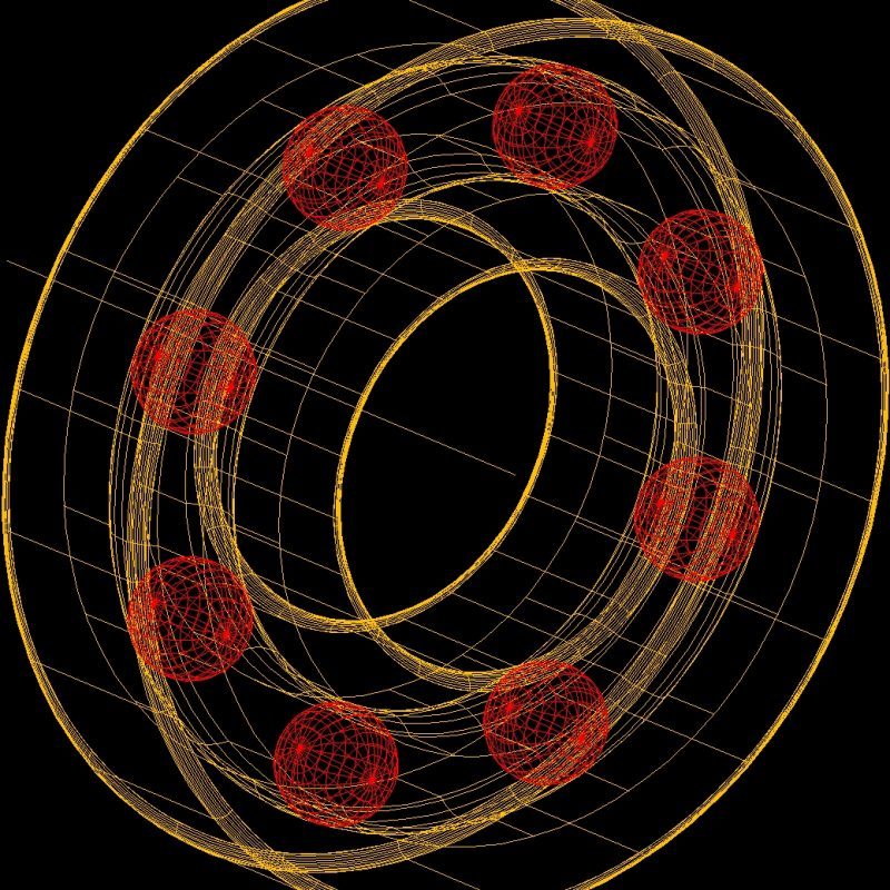 Bearing - Ball Bearing DWG Block for AutoCAD • Designs CAD