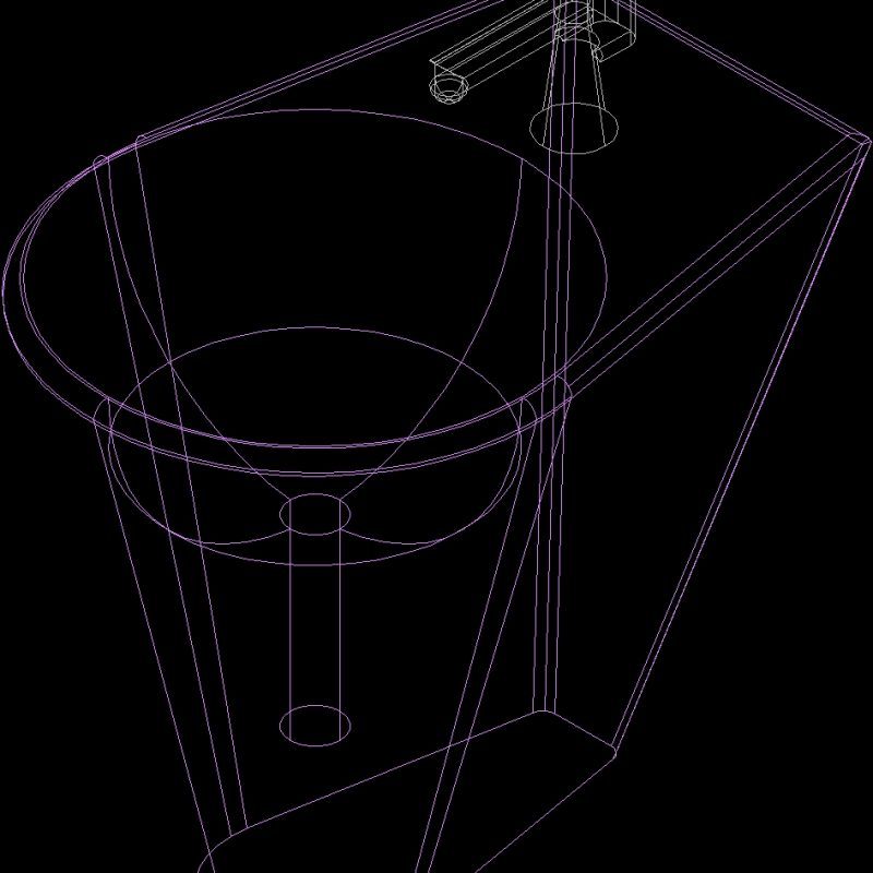 Bidet 3D DWG Model for AutoCAD | DesignsCAD