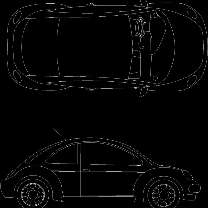 Block Car DWG Block for AutoCAD • Designs CAD