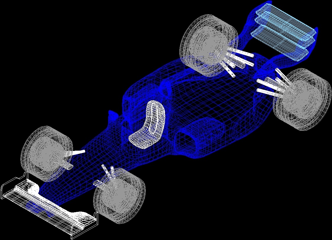 Bmw -Wlliams F1 3D DWG Model for AutoCAD • Designs CAD