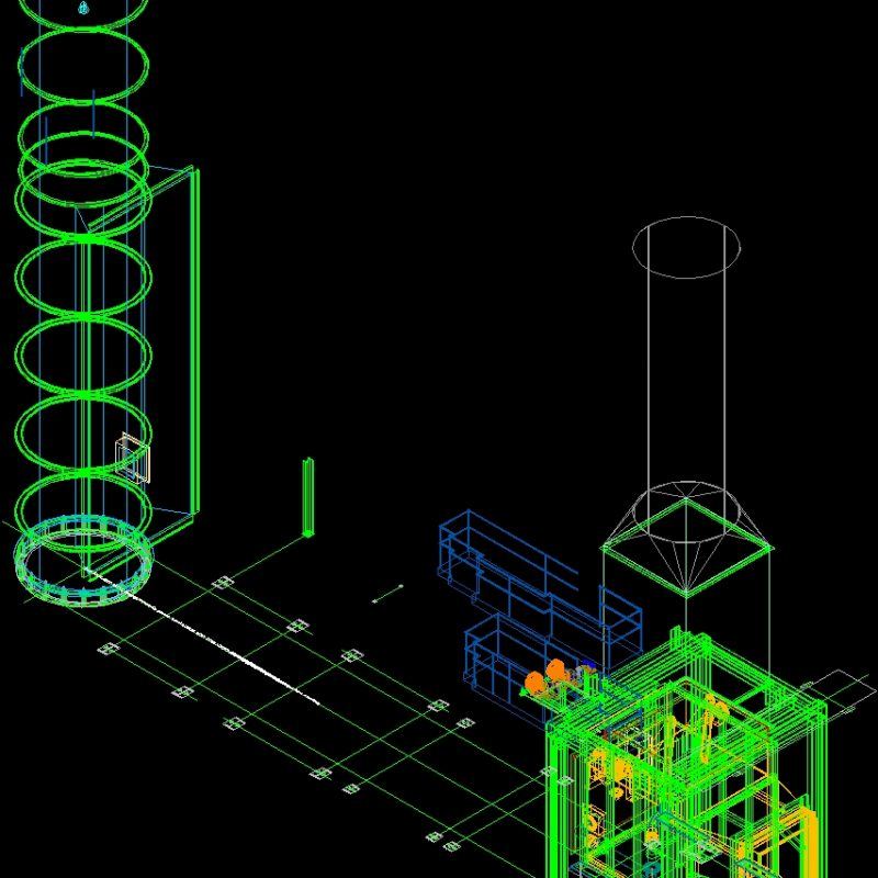Boiler Turbine 3D DWG Model for AutoCAD • Designs CAD