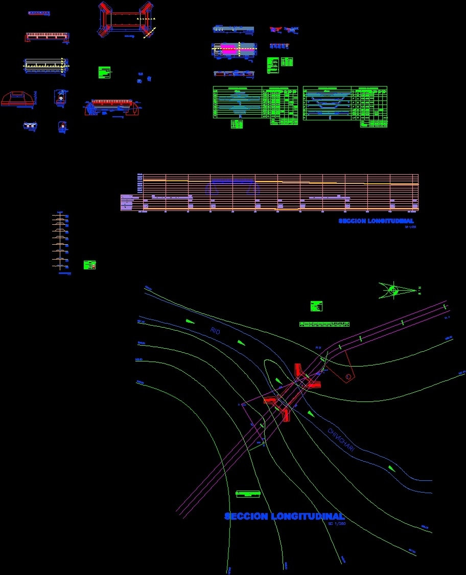 Bridge Slab Beam 1700 M DWG Plan for AutoCAD • Designs CAD