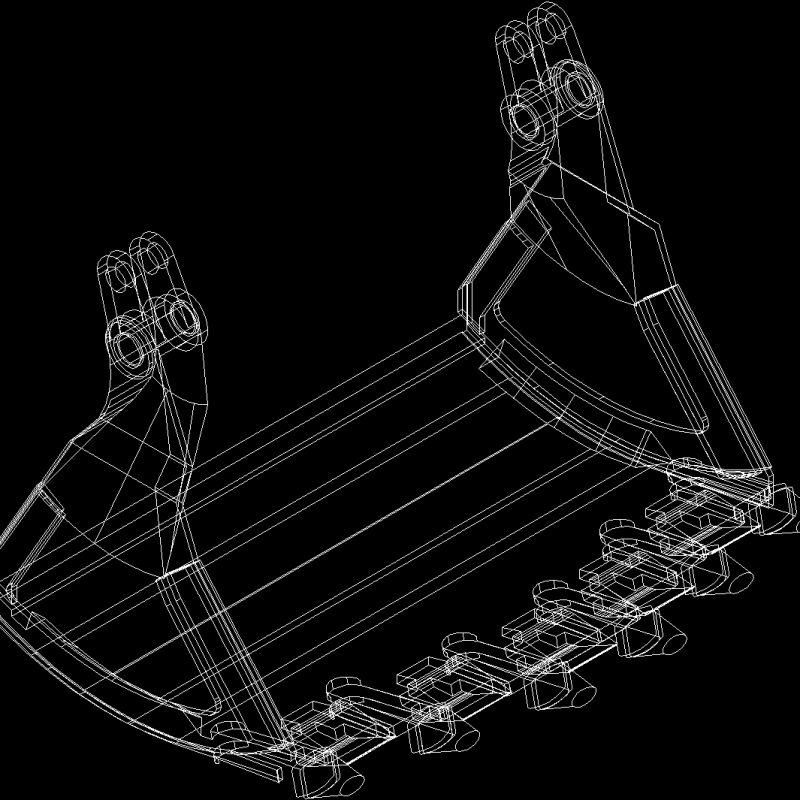 Bucket DWG Block for AutoCAD • Designs CAD