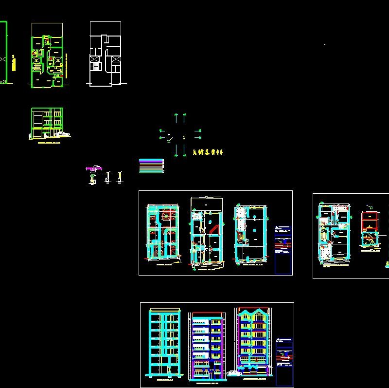 Building DWG Section for AutoCAD • Designs CAD