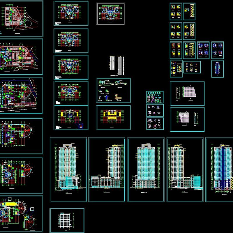 Building Floor 30 DWG Detail for AutoCAD • Designs CAD
