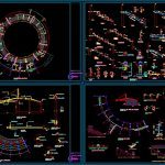 Bullring, Bull Fighting Arena 3D DWG Plan for AutoCAD • Designs CAD