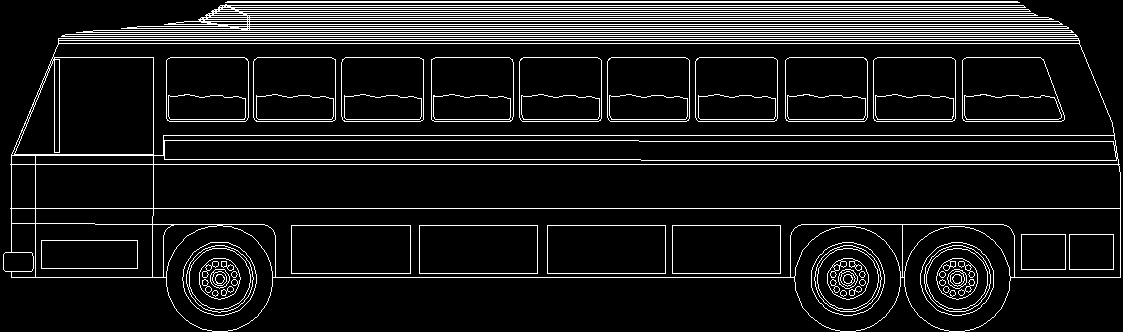 Bus 006 DWG Block for AutoCAD • Designs CAD
