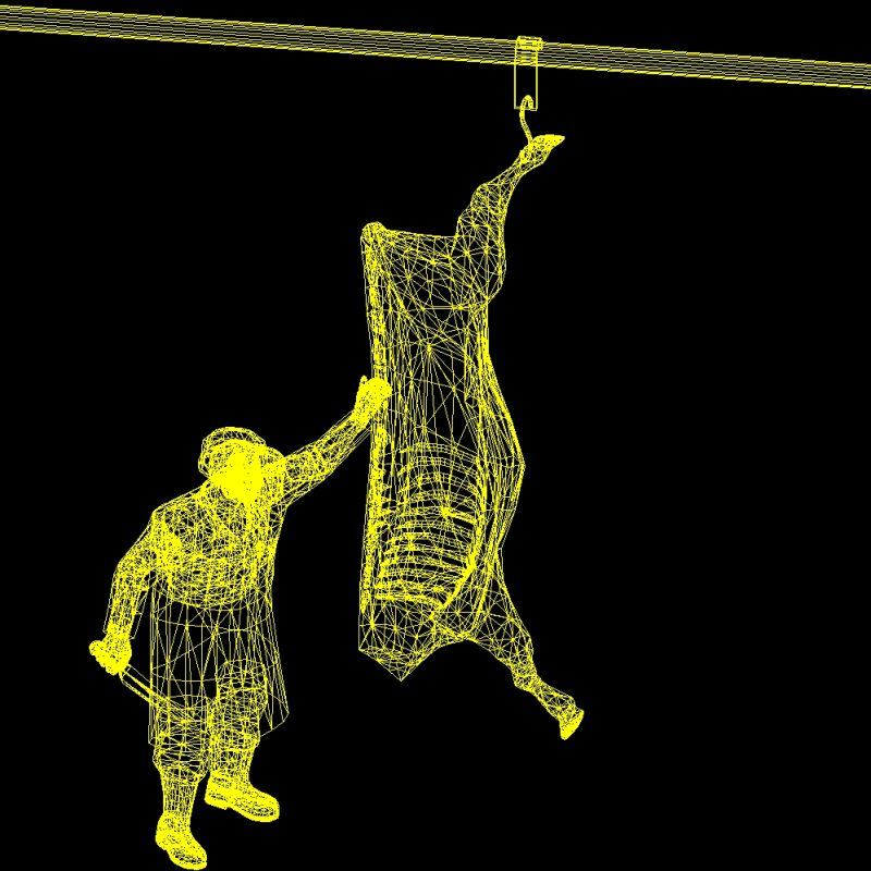 Butcher 3D DWG Section for AutoCAD • Designs CAD