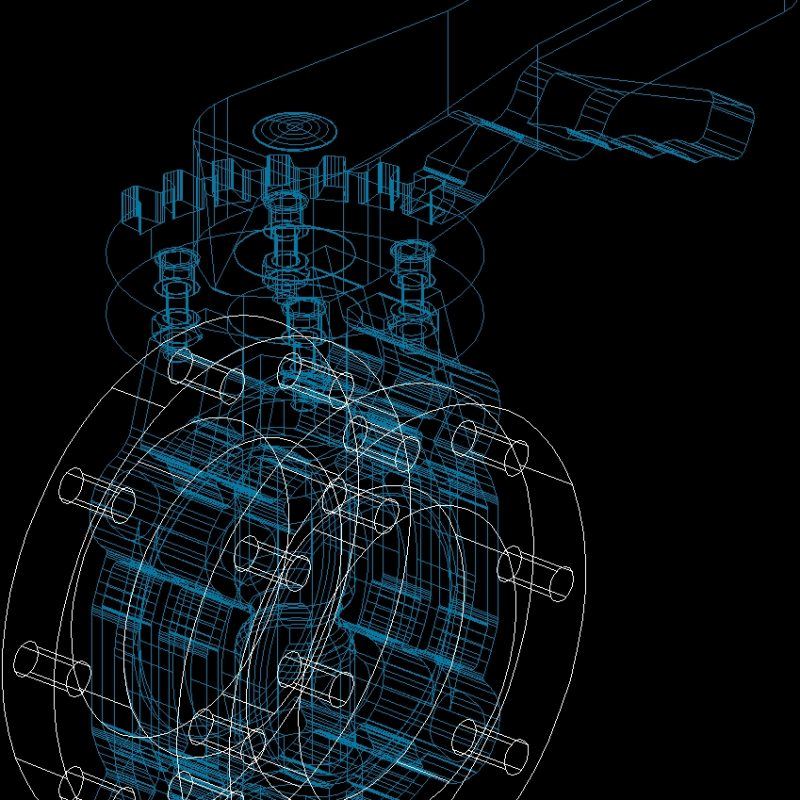 Butterfly Valve DWG Block for AutoCAD • Designs CAD