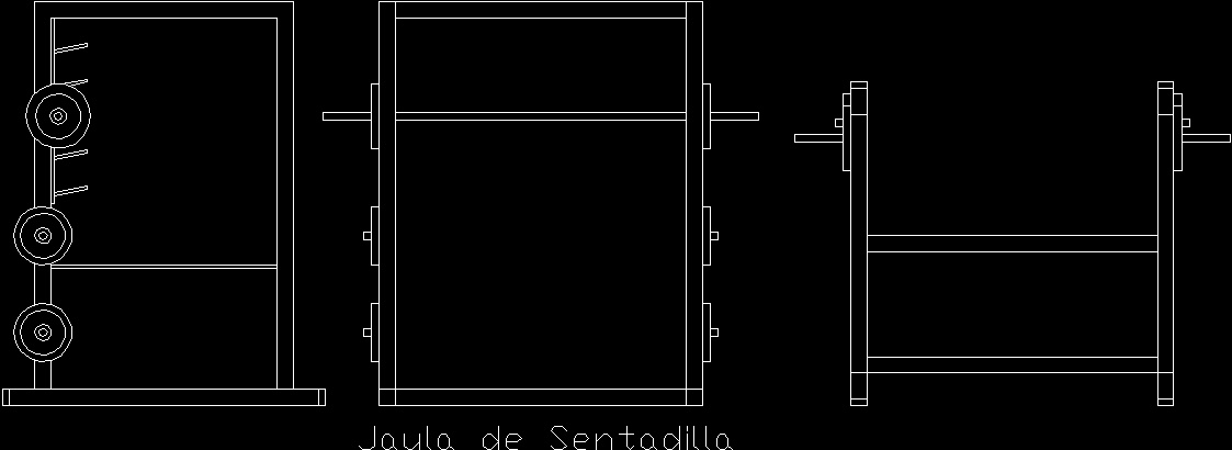 Cage Of Bar Support DWG Block for AutoCAD • Designs CAD
