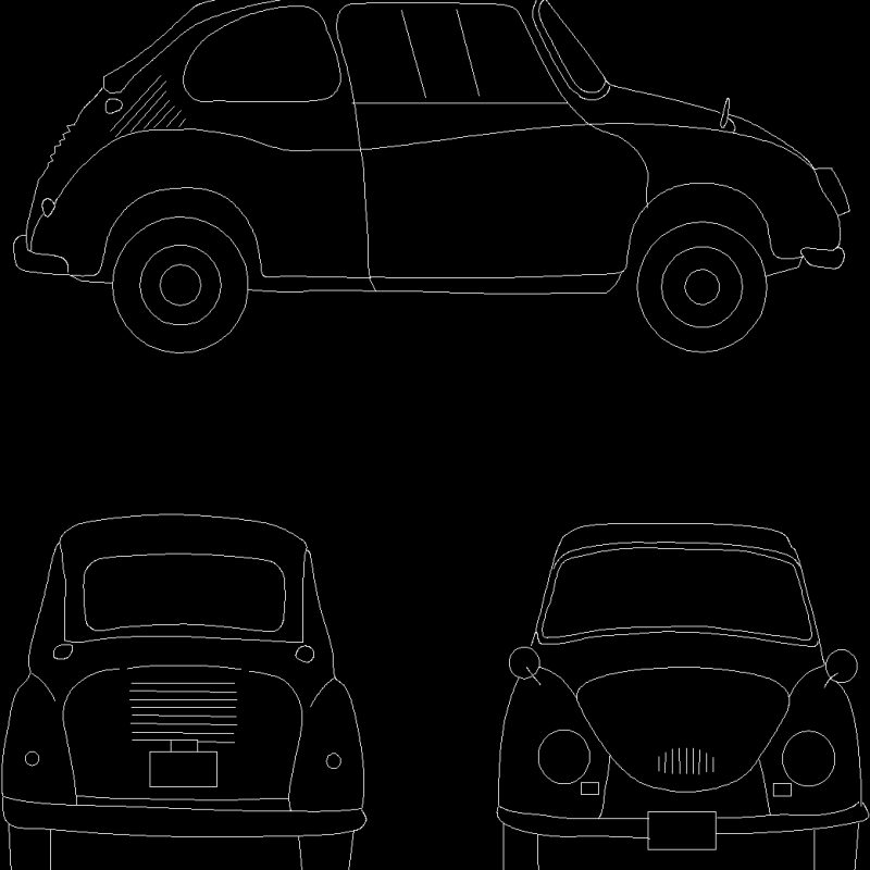 Car - Views DWG Block for AutoCAD | Designs CAD
