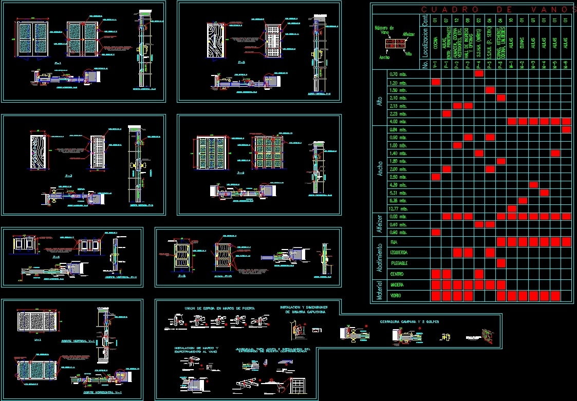 Carpentry And Memory Details DWG Detail for AutoCAD • Designs CAD