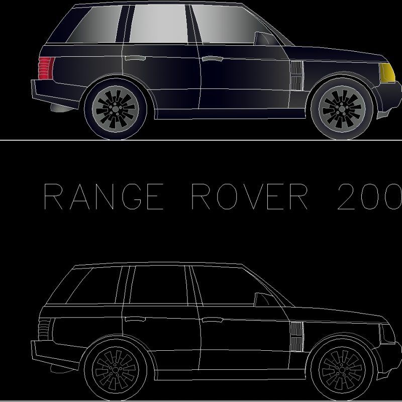 Cars F 2D DWG Detail for AutoCAD • Designs CAD