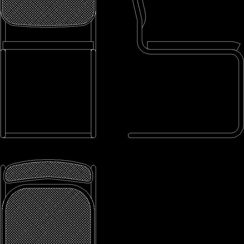 Cecsa Side Chair 1925 - M Brewer DWG Block for AutoCAD | DesignsCAD