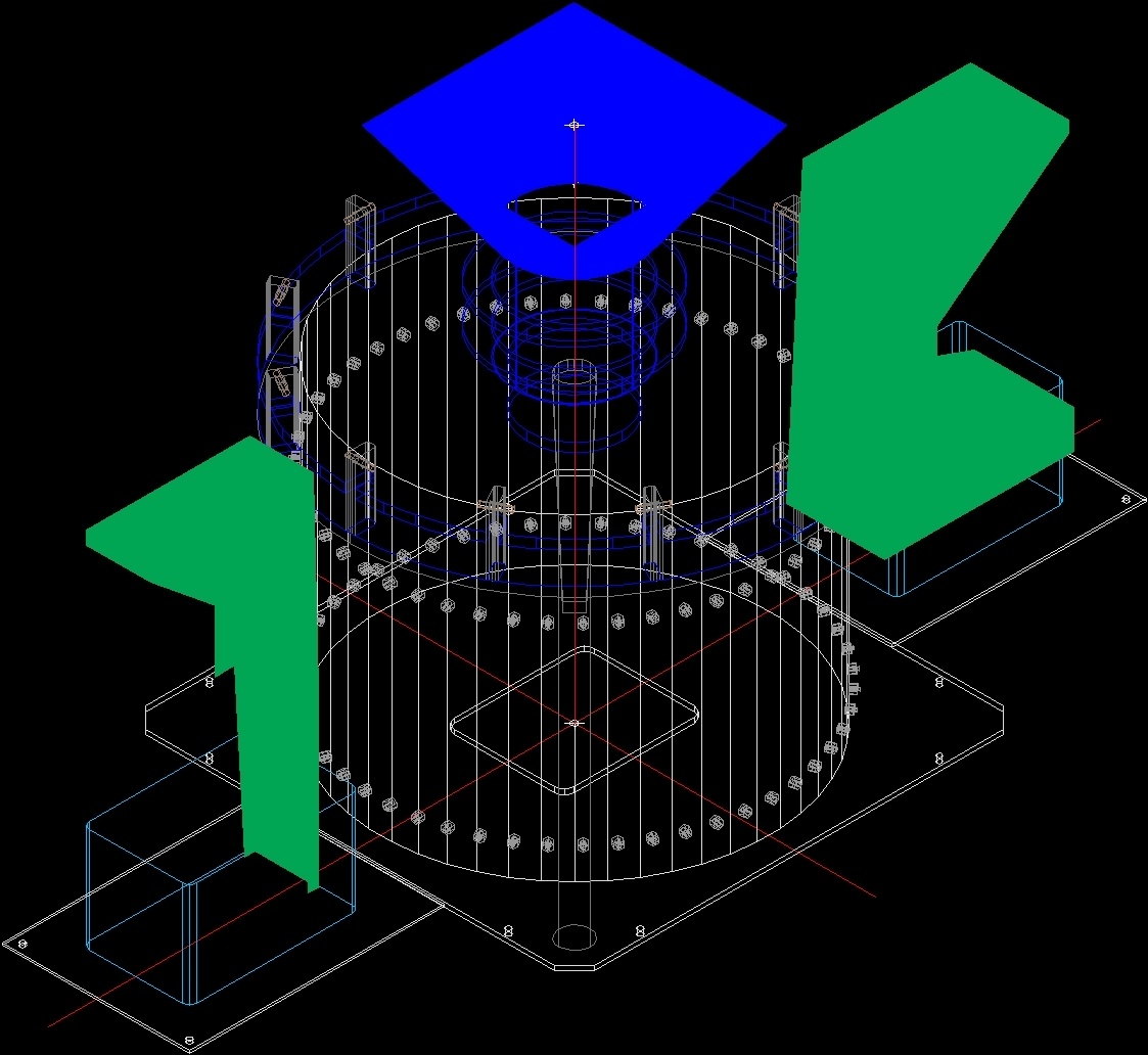 Cement Plant, Magotteaux Clinker Mill 3D DWG Model for AutoCAD ...
