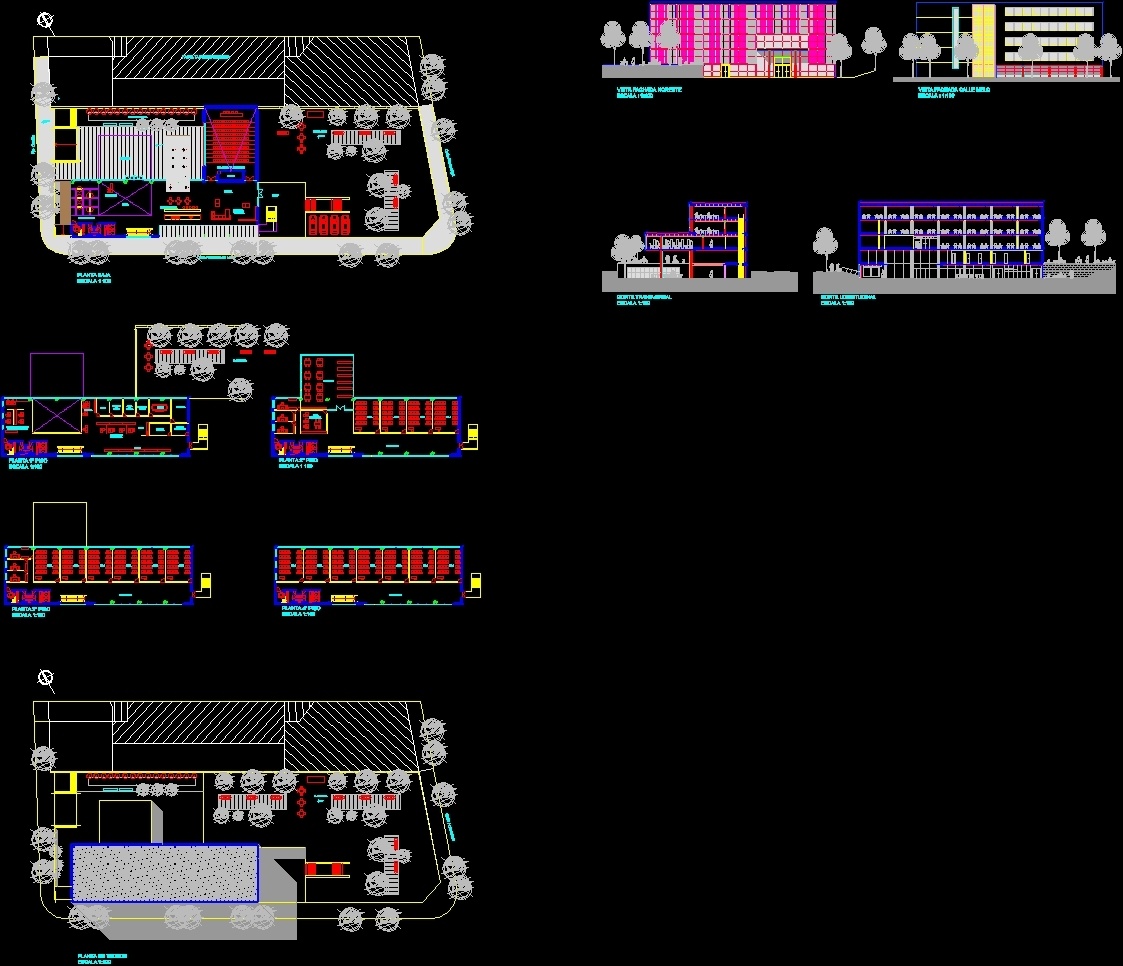 Center For Advanced Studies DWG Block for AutoCAD • Designs CAD