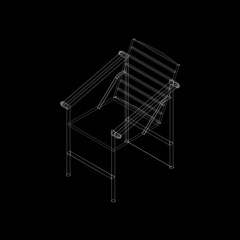 Chair 3D DWG Model for AutoCAD • Designs CAD