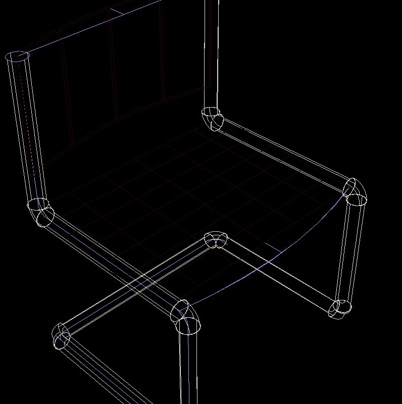 Chair 3D DWG Model for AutoCAD • Designs CAD