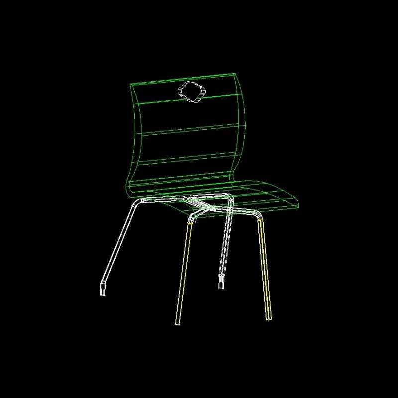 Chair 3D DWG Model for AutoCAD • Designs CAD