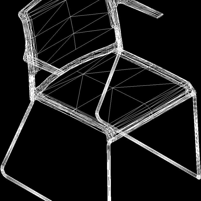 Chair 3D DWG Model for AutoCAD • Designs CAD