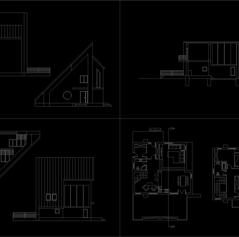 Chalet DWG Block for AutoCAD • Designs CAD