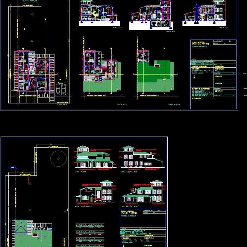 Chalet DWG Block for AutoCAD • Designs CAD