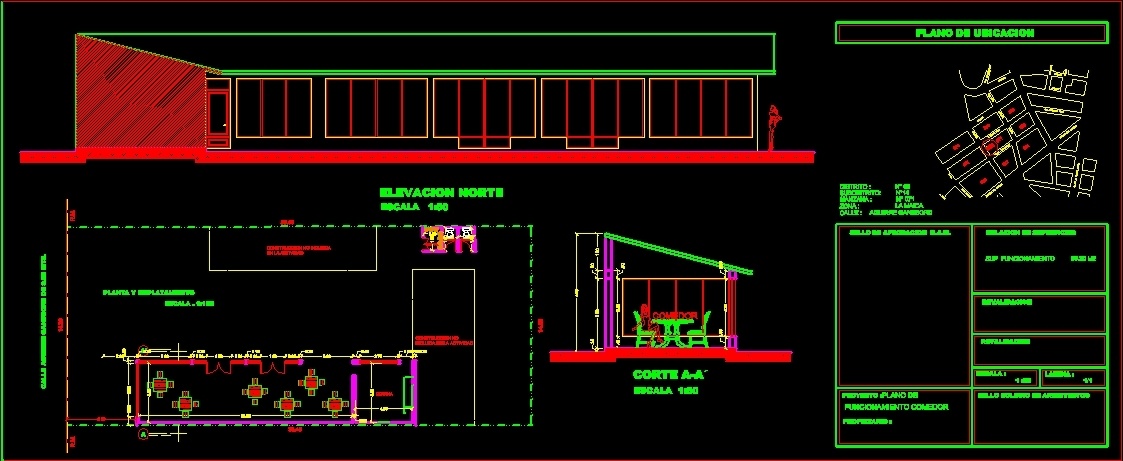 Charity Food Operation, Soup Kitchen DWG Plan for AutoCAD • Designs CAD
