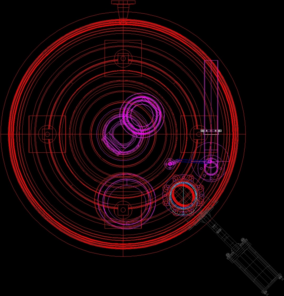 Chemical Treatment Equipment - Reactor 3D DWG Model for AutoCAD ...