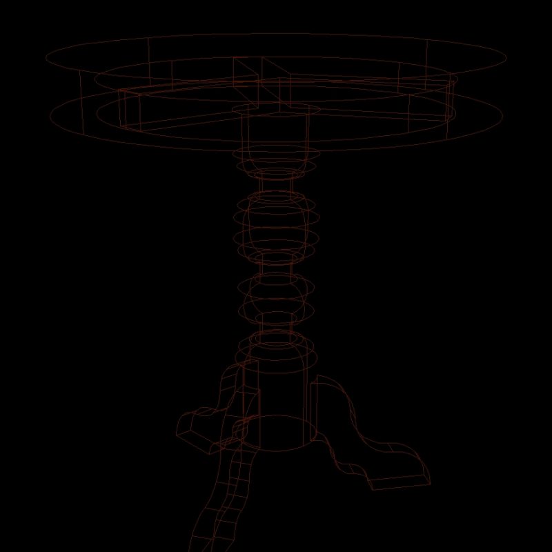 Circular Table DWG Detail for AutoCAD • Designs CAD