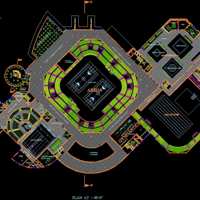 City Sports DWG Full Project for AutoCAD • Designs CAD