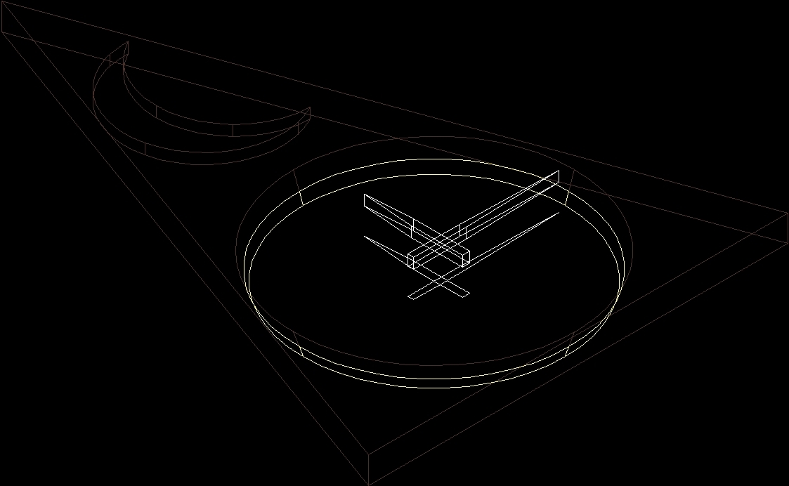 Clock / Clock / Wall 3d 3D DWG Model for AutoCAD • Designs CAD
