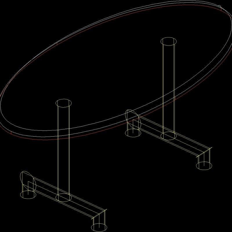 Coffee Table 3D DWG Model for AutoCAD • Designs CAD