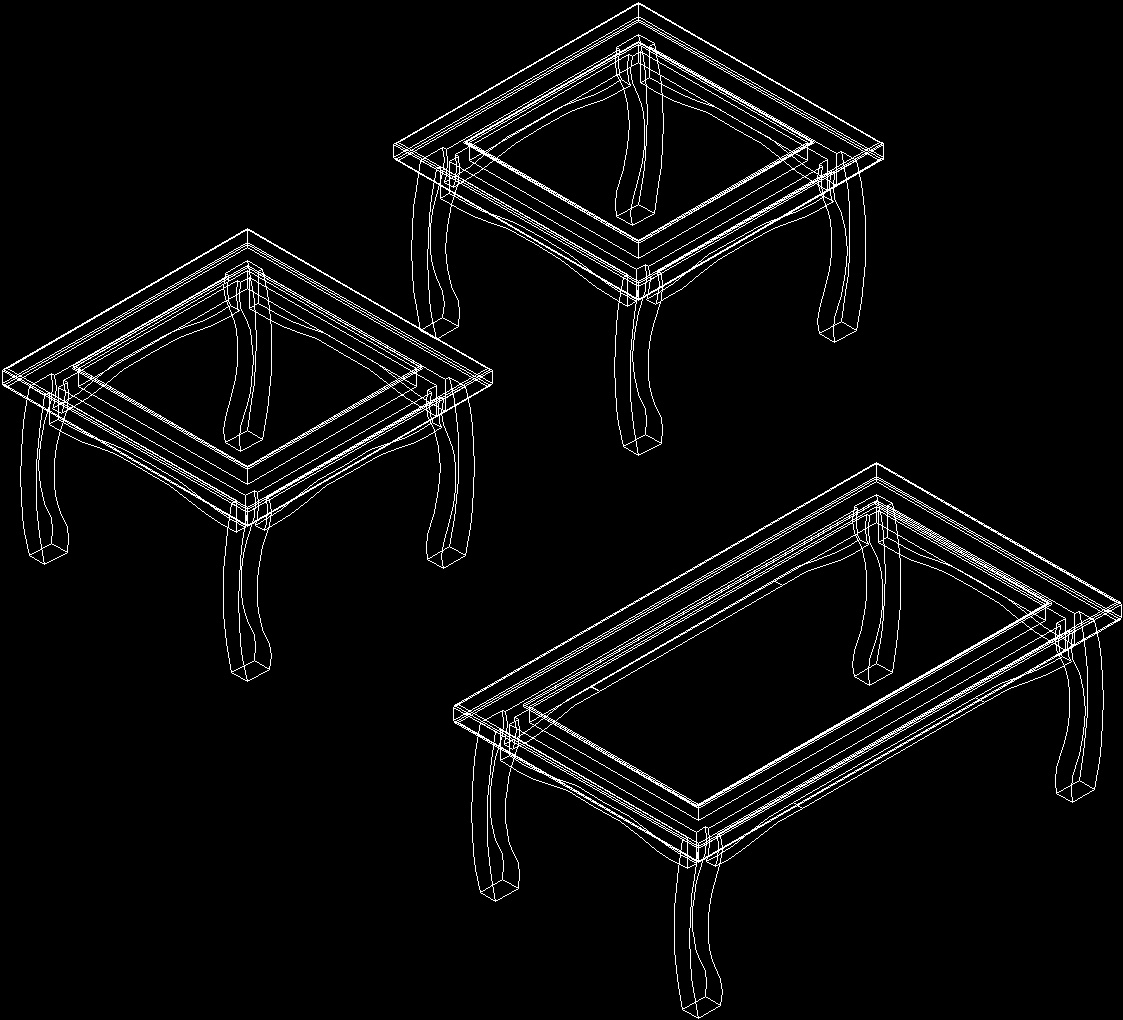 Coffee Table DWG Block For AutoCAD Designs CAD