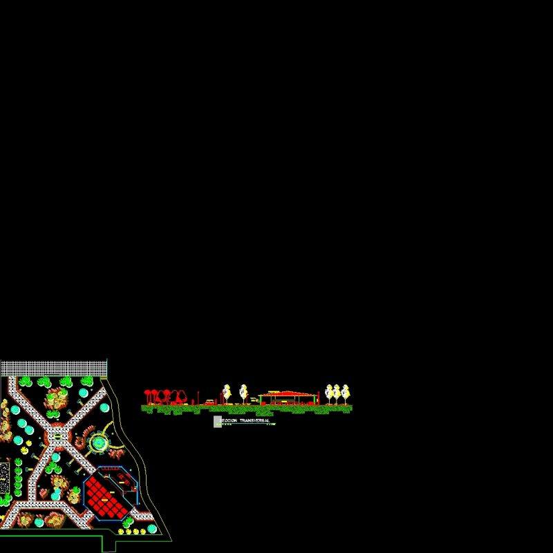 Community Park DWG Section for AutoCAD • Designs CAD