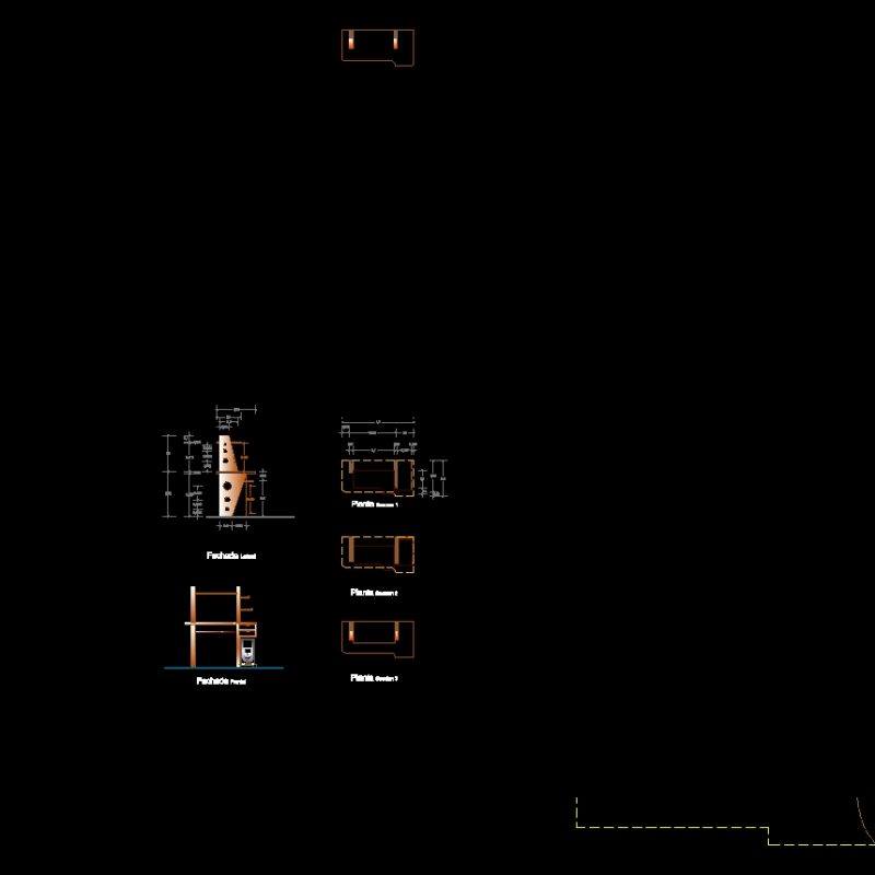 Computer Desk - Project DWG Full Project for AutoCAD • Designs CAD